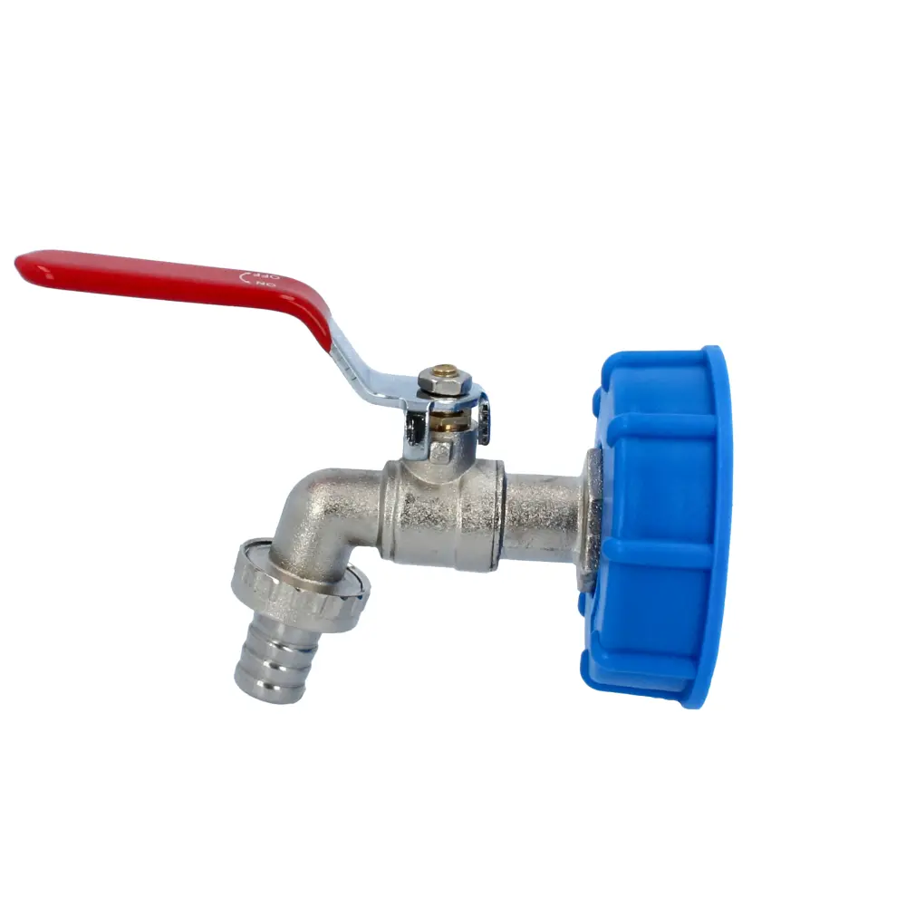 Zawór czerpalny z dławikiem 1/2'' GZ x 3/4'' GZ z przyłączem na wąż 3/4'' GW x 1/2'' W i złączem ...