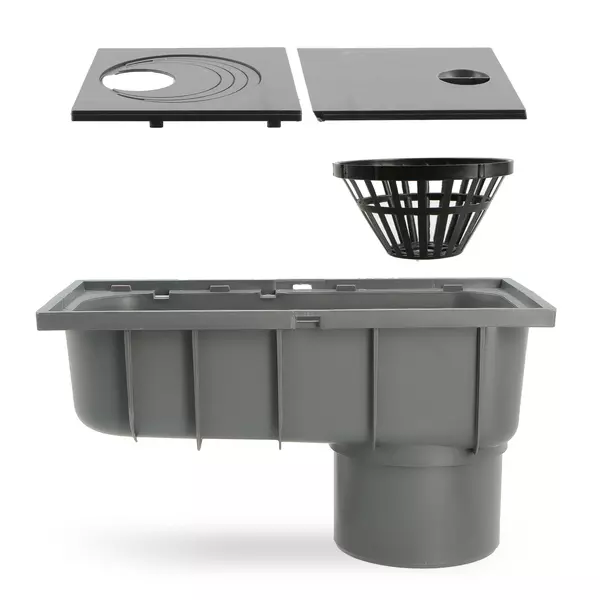 Osadnik rynnowy dolny 110 mm szary | Kup Online!